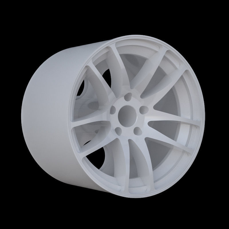 Work Emotion CR Kiwami 164 RIMS FOR HOTWHEELS 3D print model 3D model ...