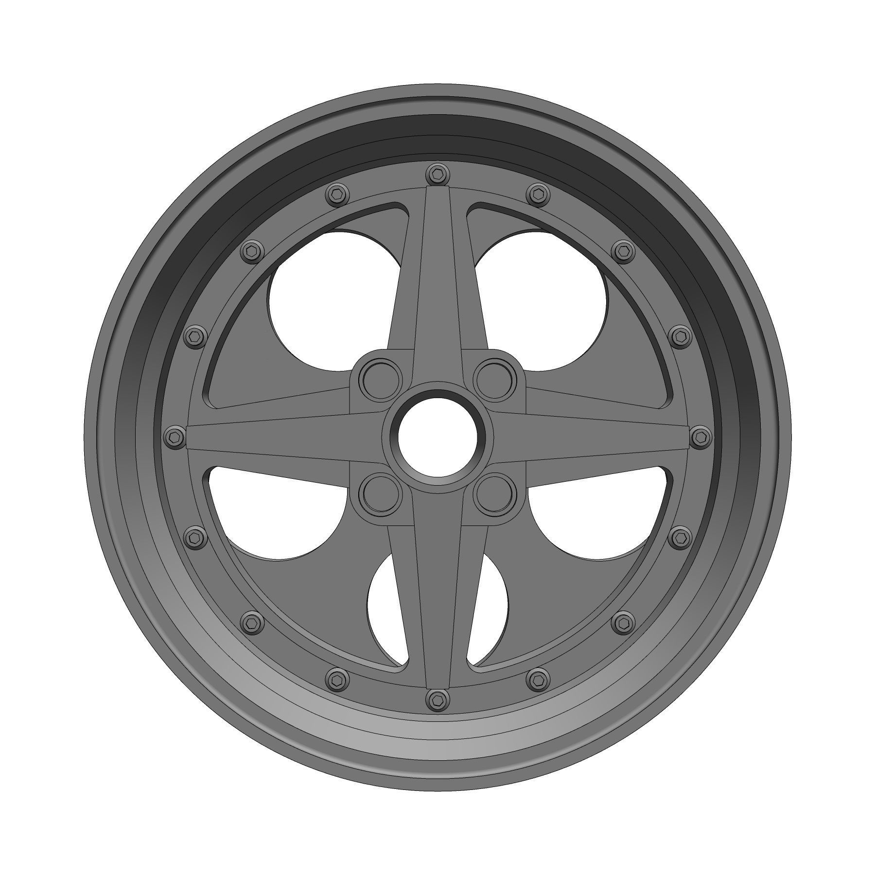 Work Equip 01 164 RIMS FOR HOTWHEELS 3D print model 3D model 3D ...
