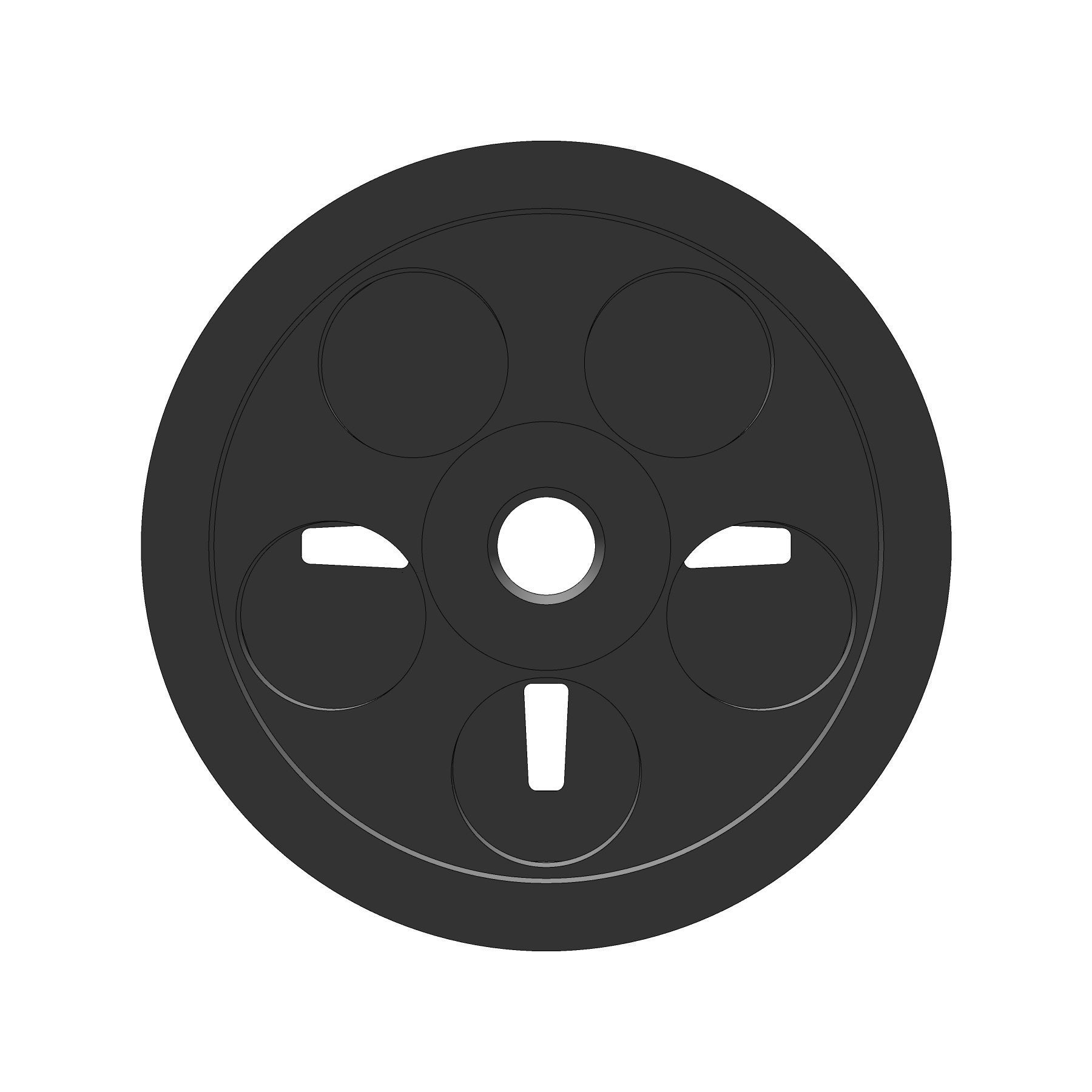 Work Equip 02 164 RIMS FOR HOTWHEELS 3D print model 3D model 3D ...