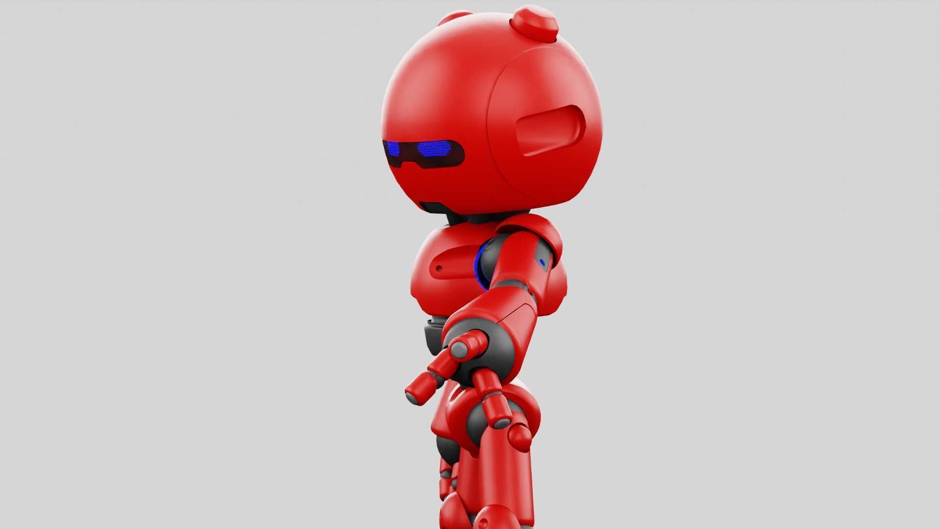 HELL BOY BOT RIGGED 3D model rigged | CGTrader