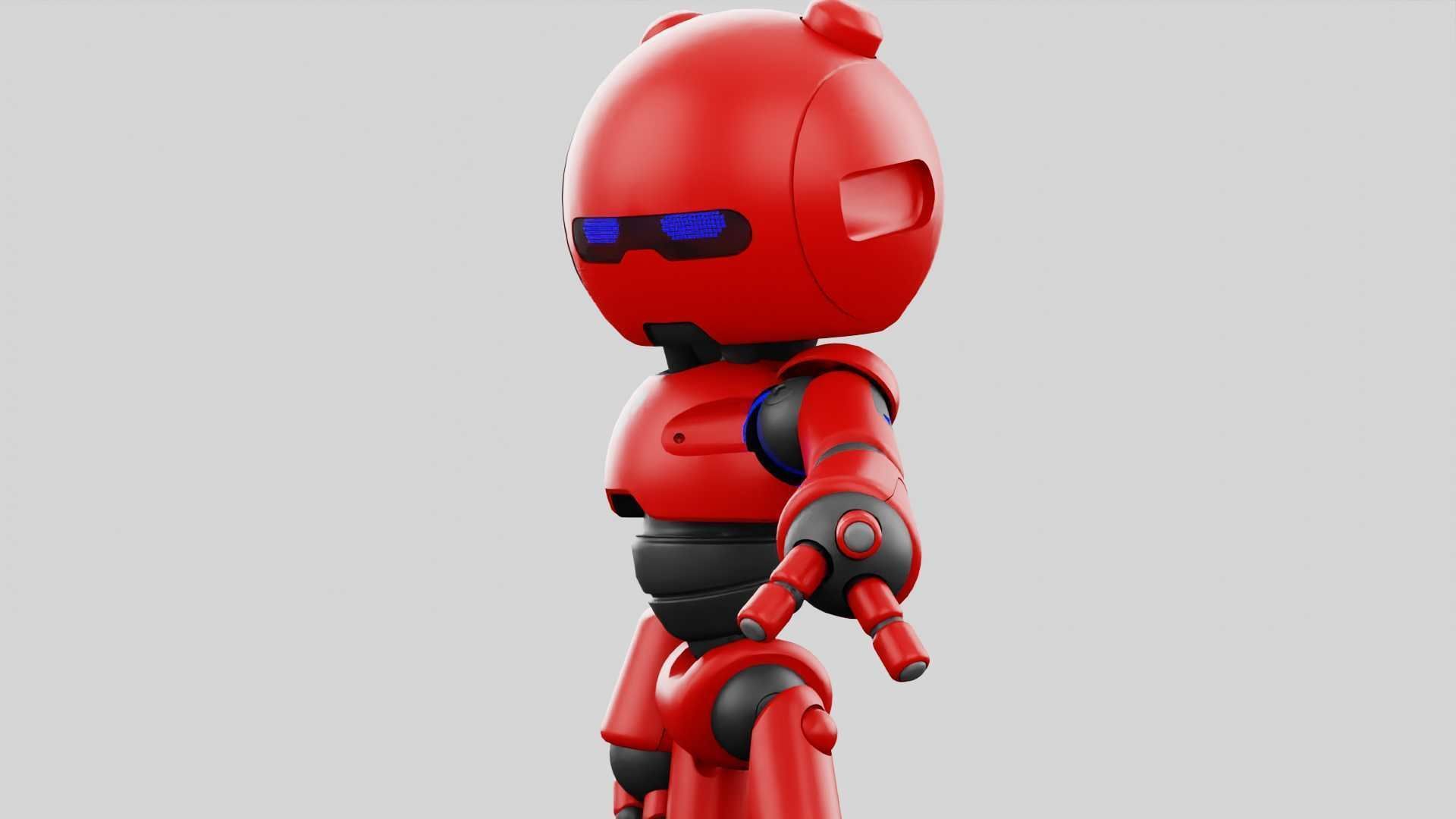 HELL BOY BOT RIGGED 3D model rigged | CGTrader