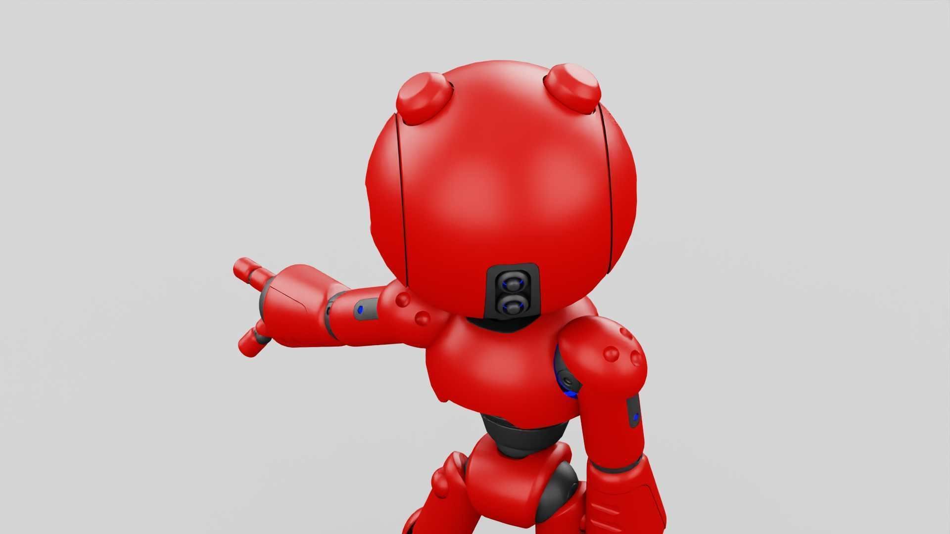 HELL BOY BOT RIGGED 3D model rigged | CGTrader