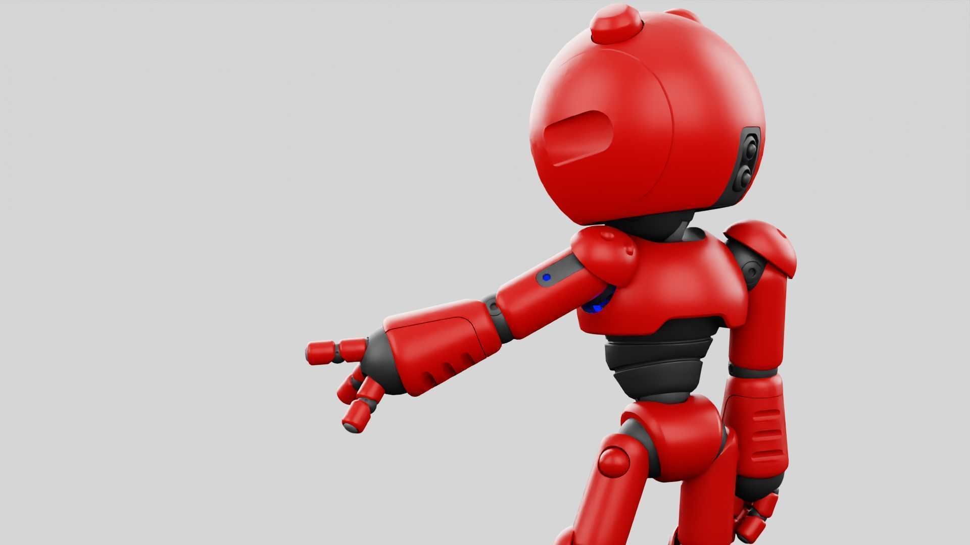 HELL BOY BOT RIGGED 3D model rigged | CGTrader