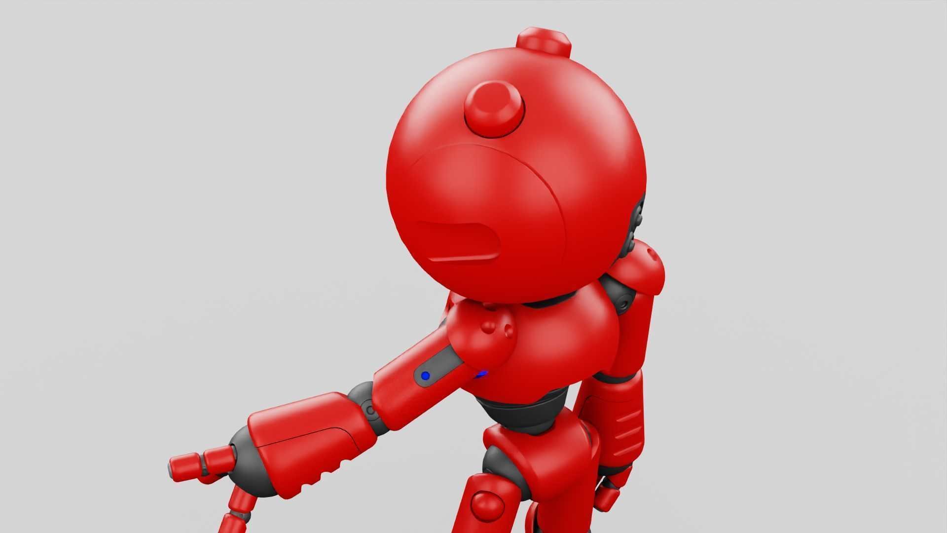 HELL BOY BOT RIGGED 3D model rigged | CGTrader