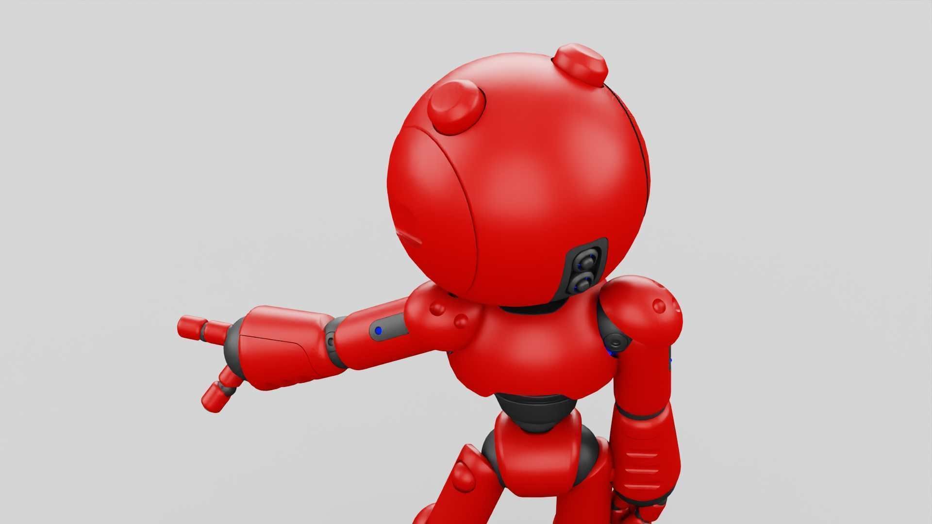 HELL BOY BOT RIGGED 3D model rigged | CGTrader