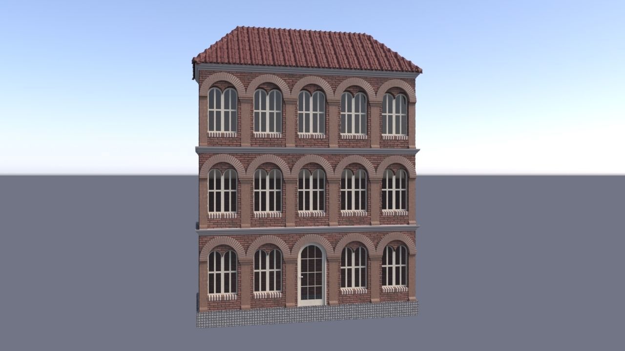 3D model HOUSE PACK BUILDINGS VR / AR / low-poly | CGTrader