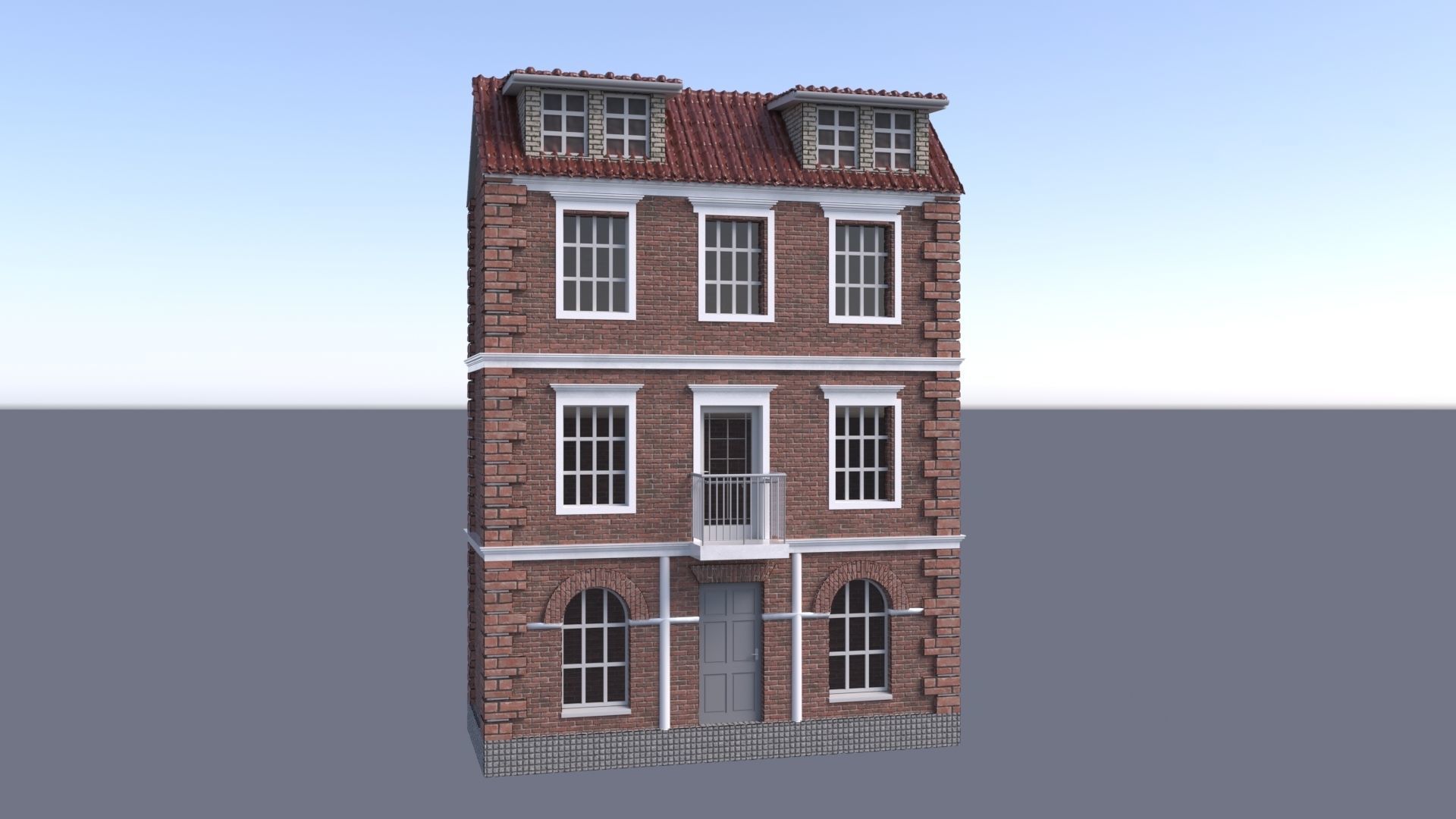 3D model HOUSE PACK BUILDINGS VR / AR / low-poly | CGTrader