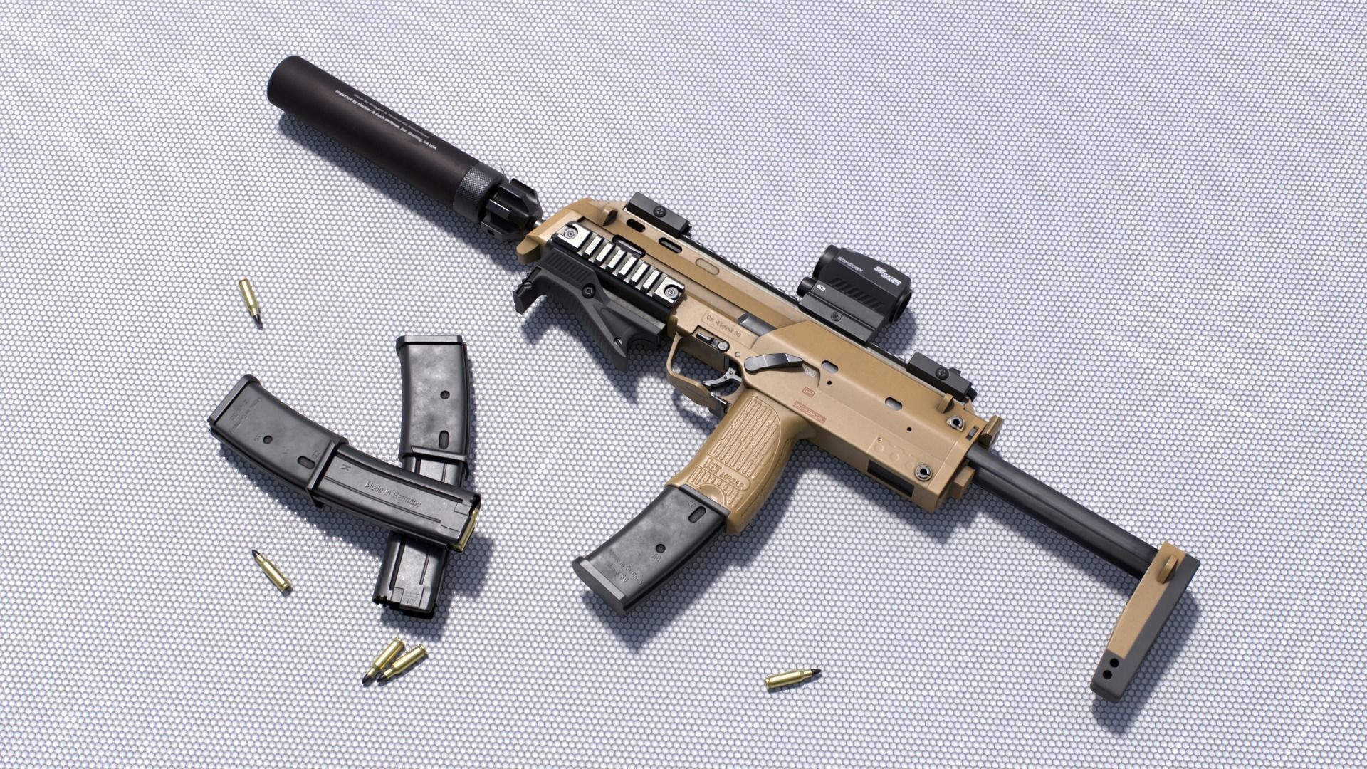 3D model Tactical Modular Tactical SMG HK MP7A2 VR / AR / low-poly ...