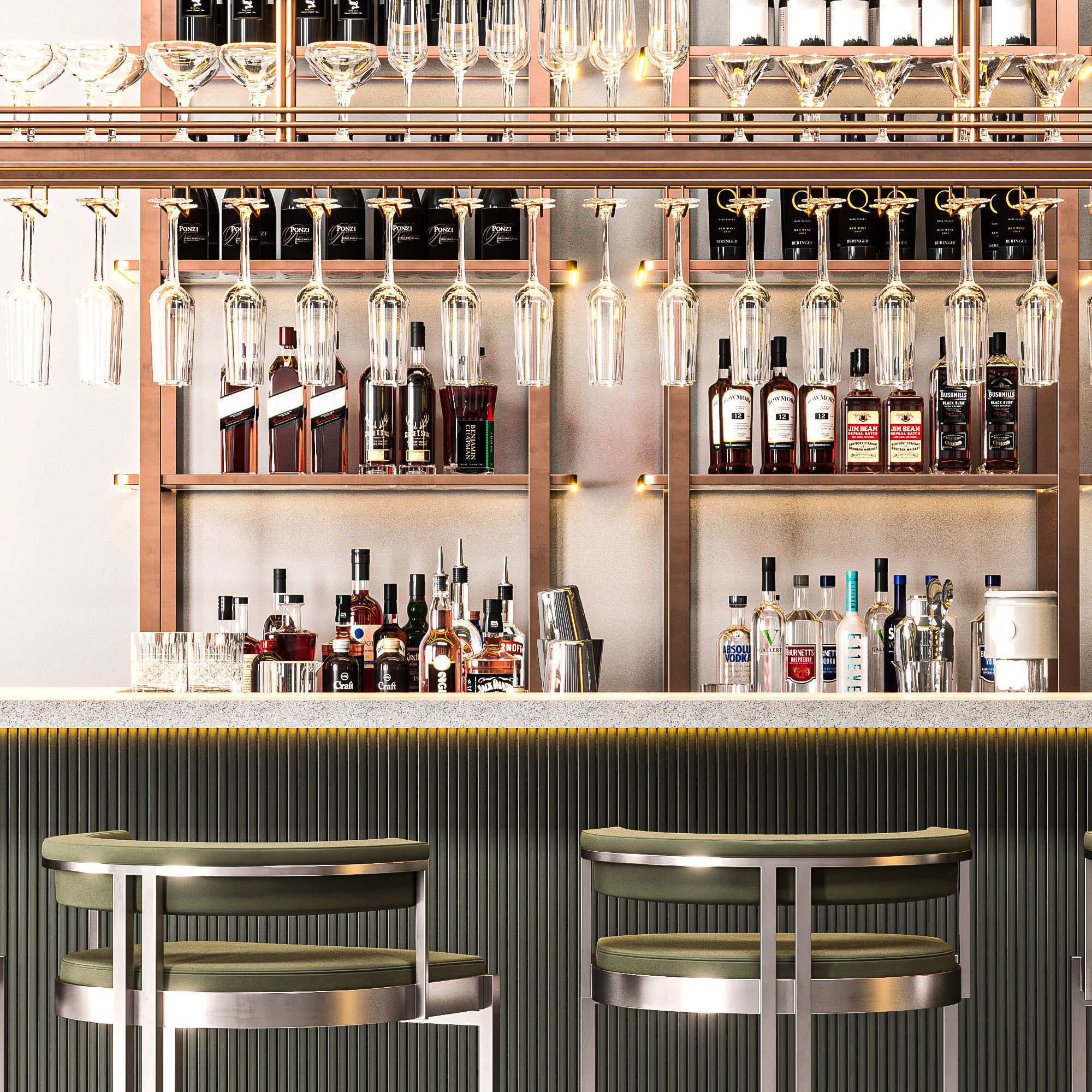 Royal Bar 3D model | CGTrader