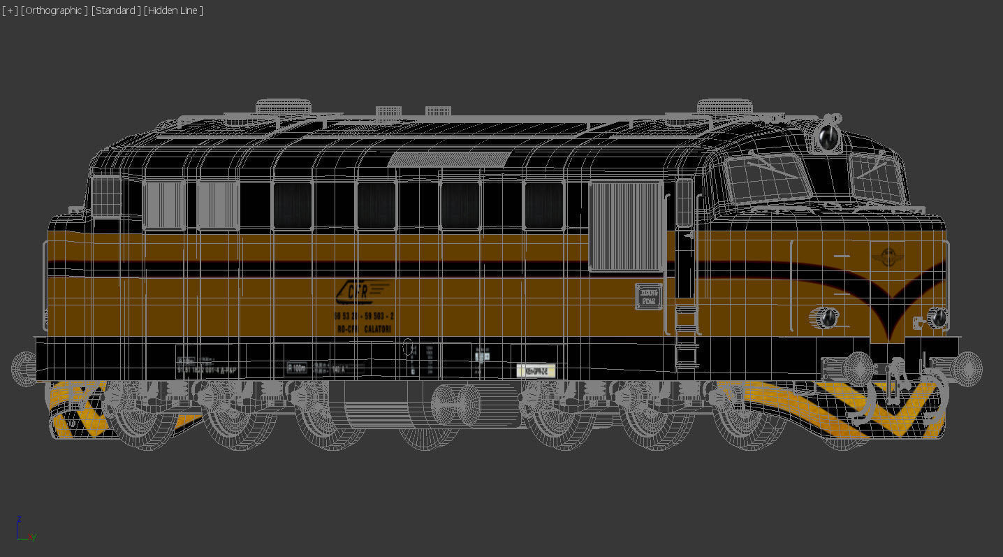 Diesel Locomotive 3D model | CGTrader