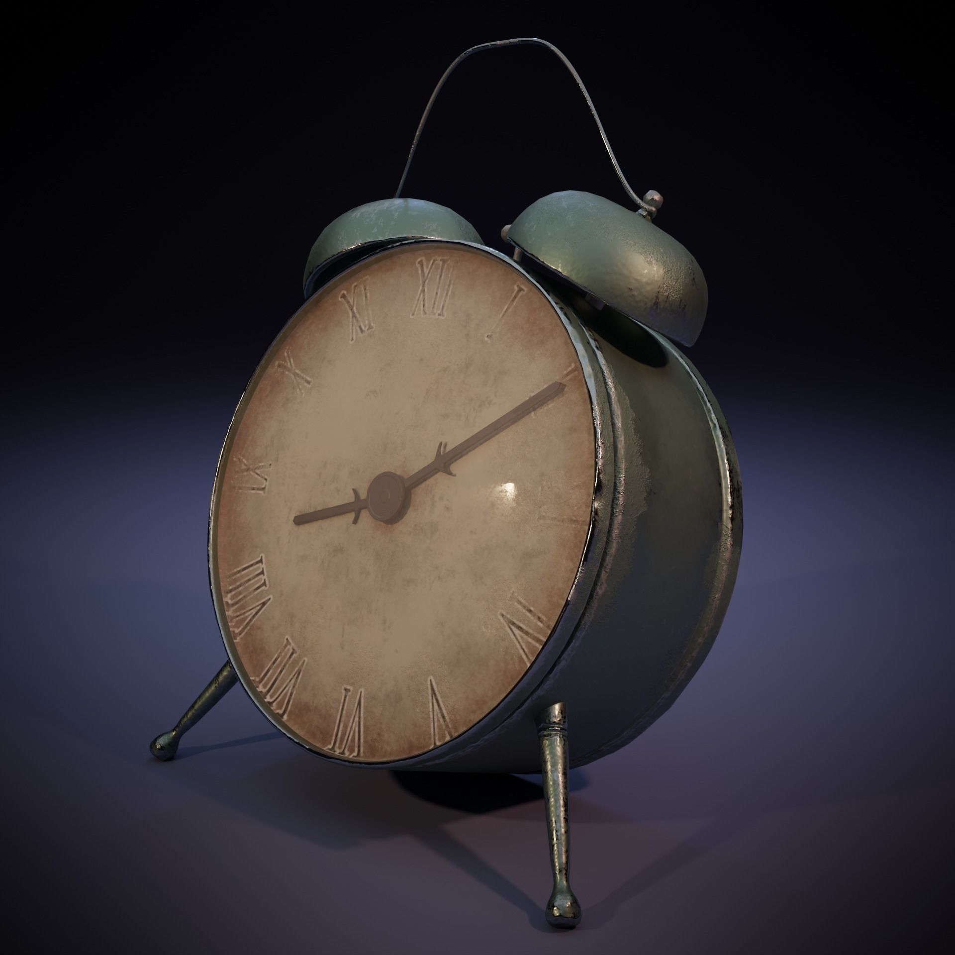 old alarm clock free VR / AR / low-poly 3D model | CGTrader