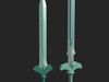 Legend of Zelda Skyward Sword - Goddess Sword and Longsword 3D model 3D ...