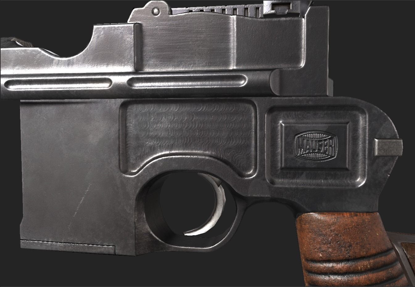 3D model Mauser C96 VR / AR / low-poly | CGTrader