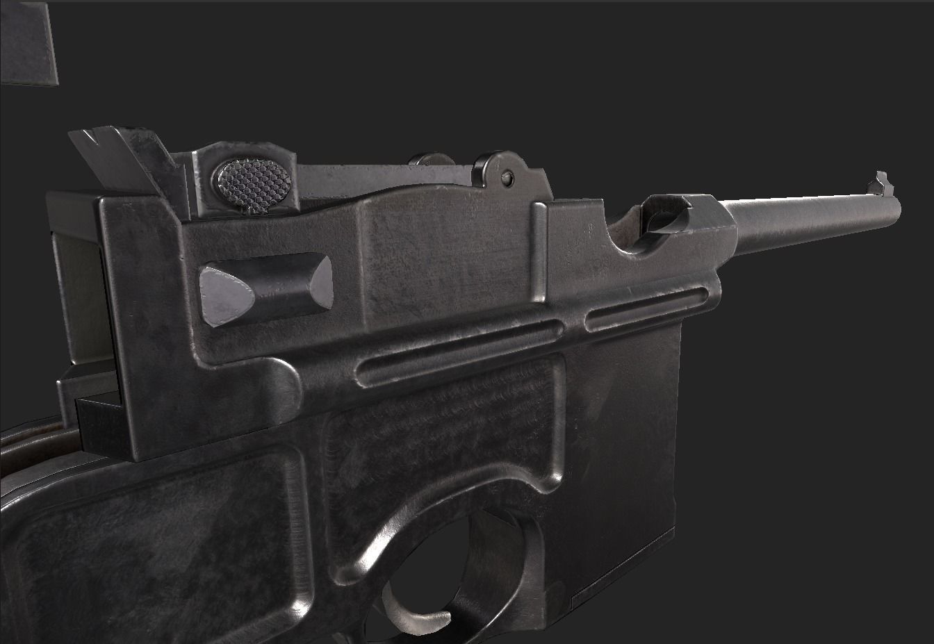 3D model Mauser C96 VR / AR / low-poly | CGTrader