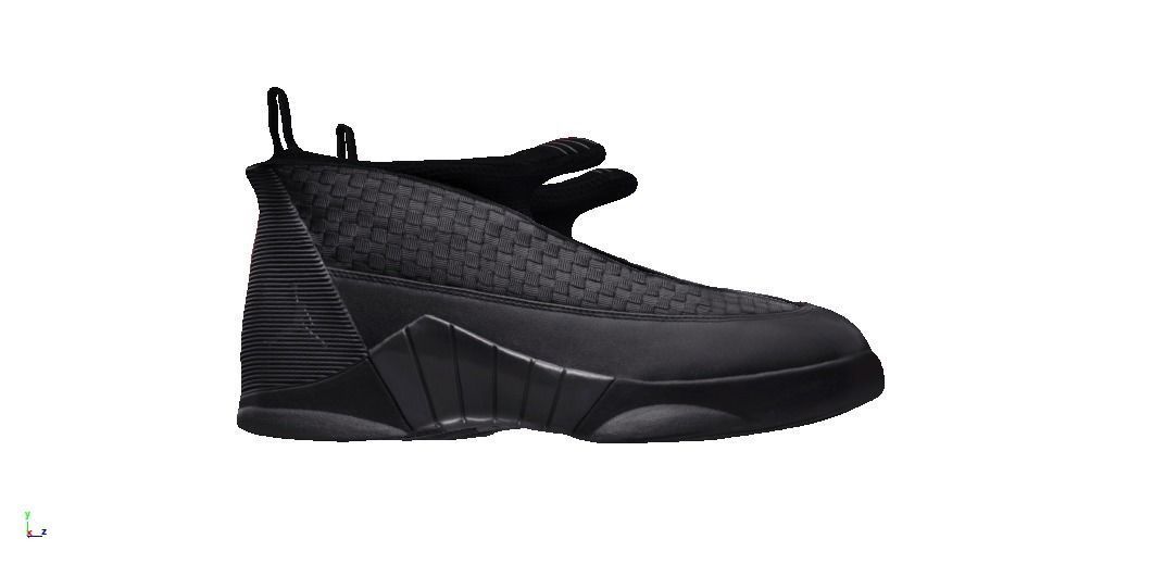 Nike Air Jordan 15 Retro Stealth fashion sneaker 3D model | CGTrader