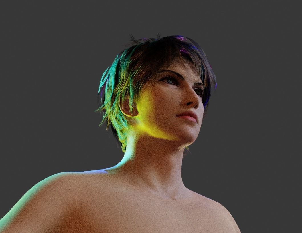 3D model Male KPop base Character PBR Game ready VR / AR / low-poly ...