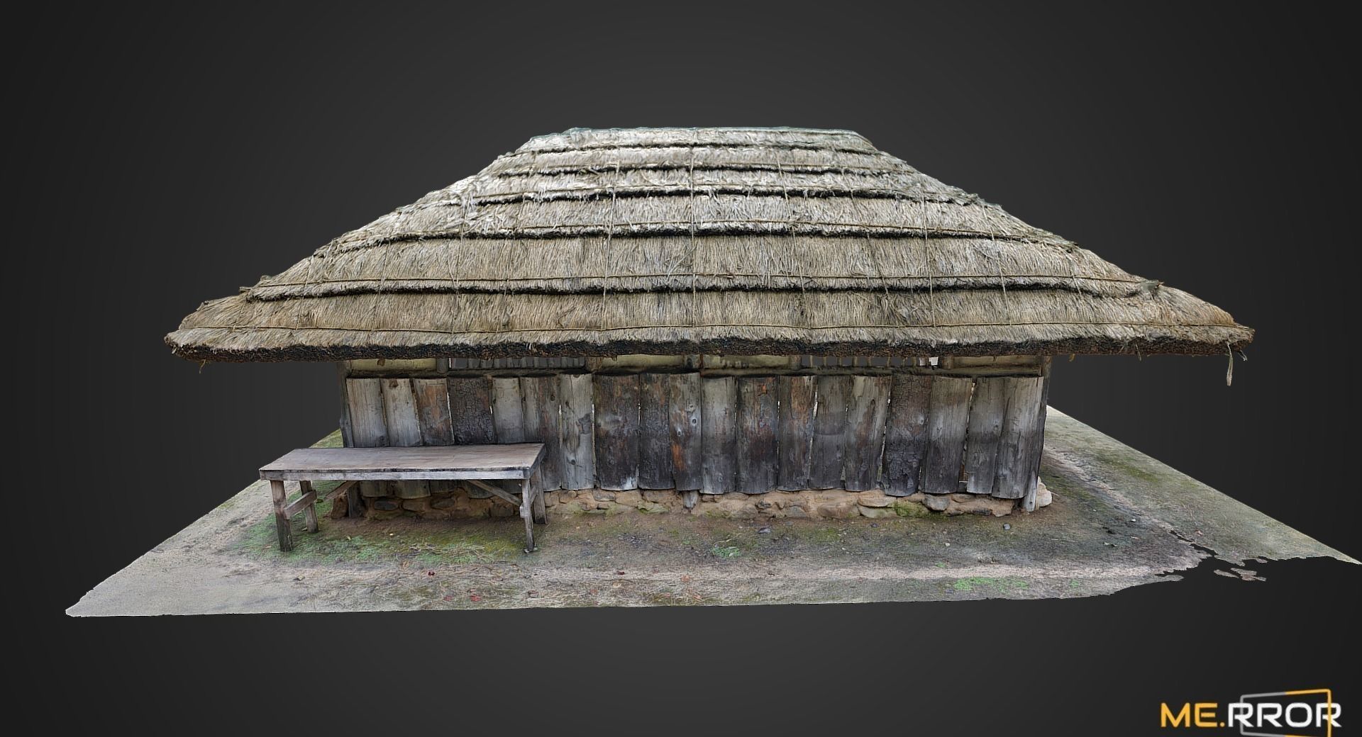 Thatched - Roof House 3D model | CGTrader