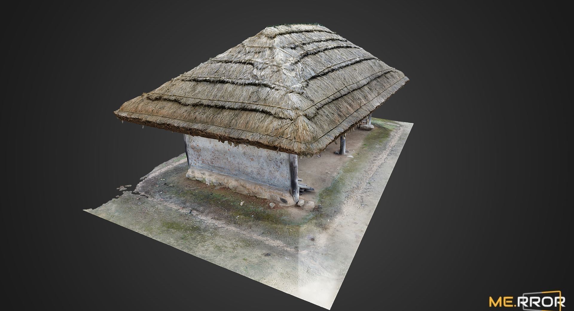 Thatched - Roof House 3D model | CGTrader