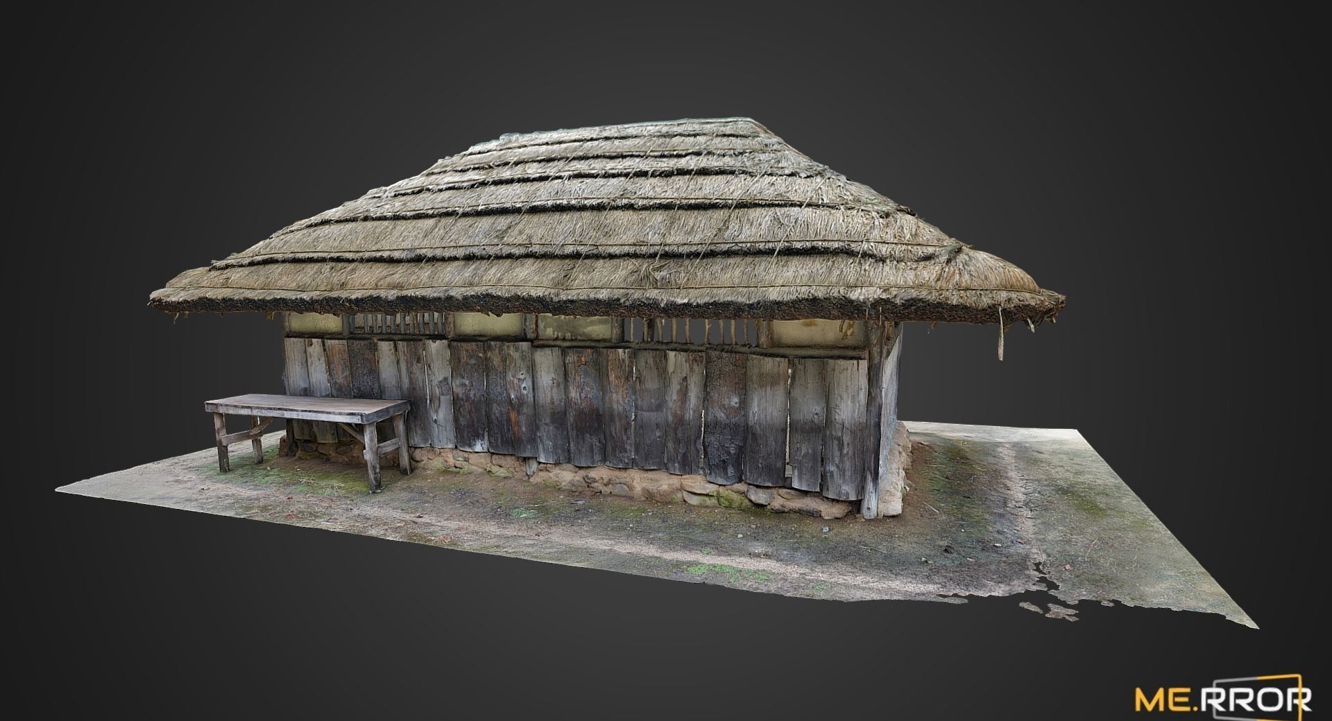 Thatched - Roof House 3D model | CGTrader