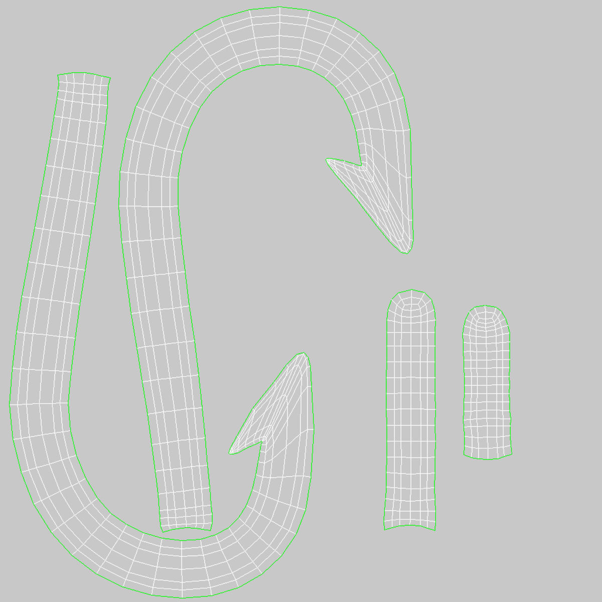 3D model Fishing Hook VR / AR / low-poly | CGTrader