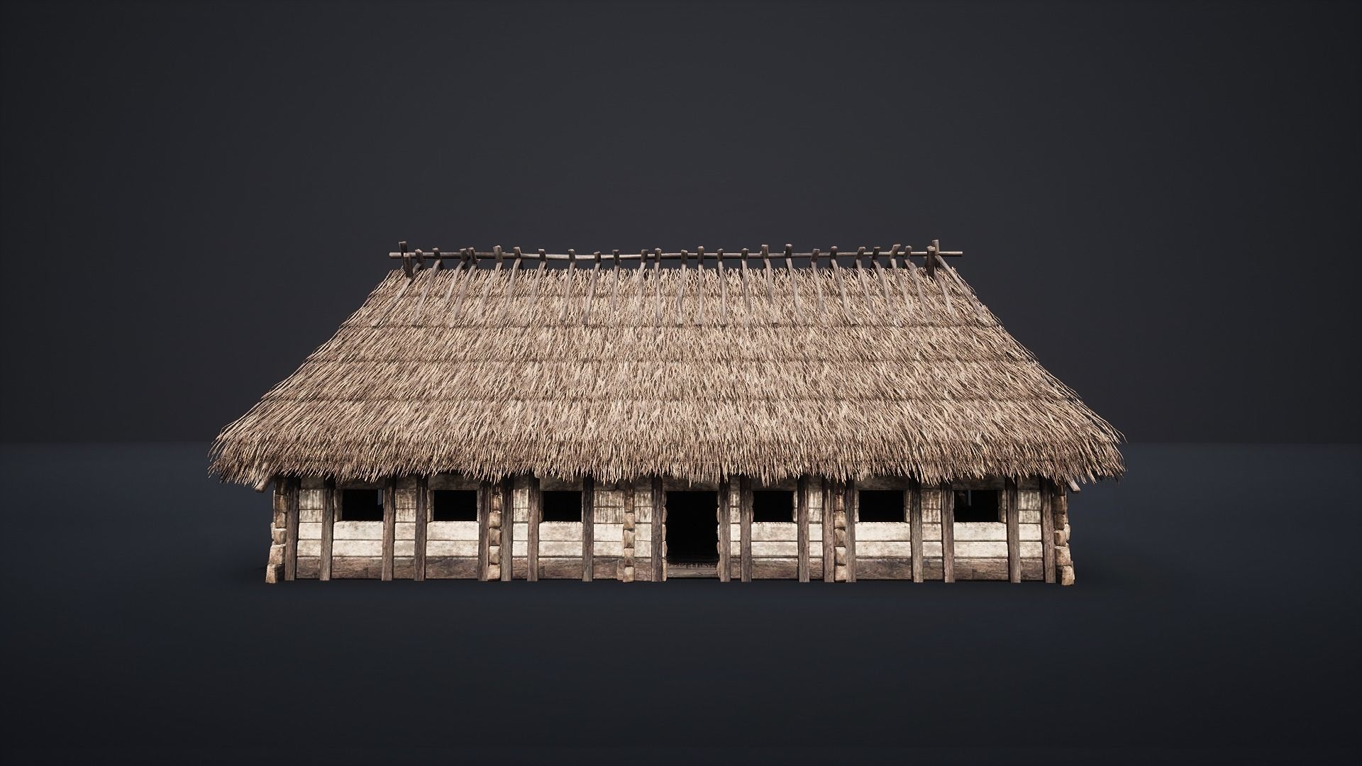 3D model AAA MEDIEVAL SLAVIC HOUSE COTTAGE CABIN HUT GENERIC VILLAGE ...