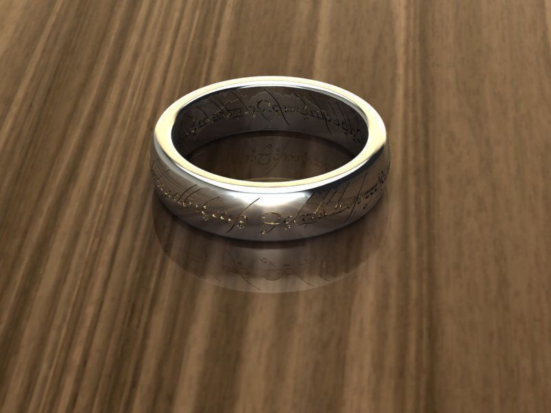 One Ring by The Lord of the Rings free 3D model 3D printable | CGTrader