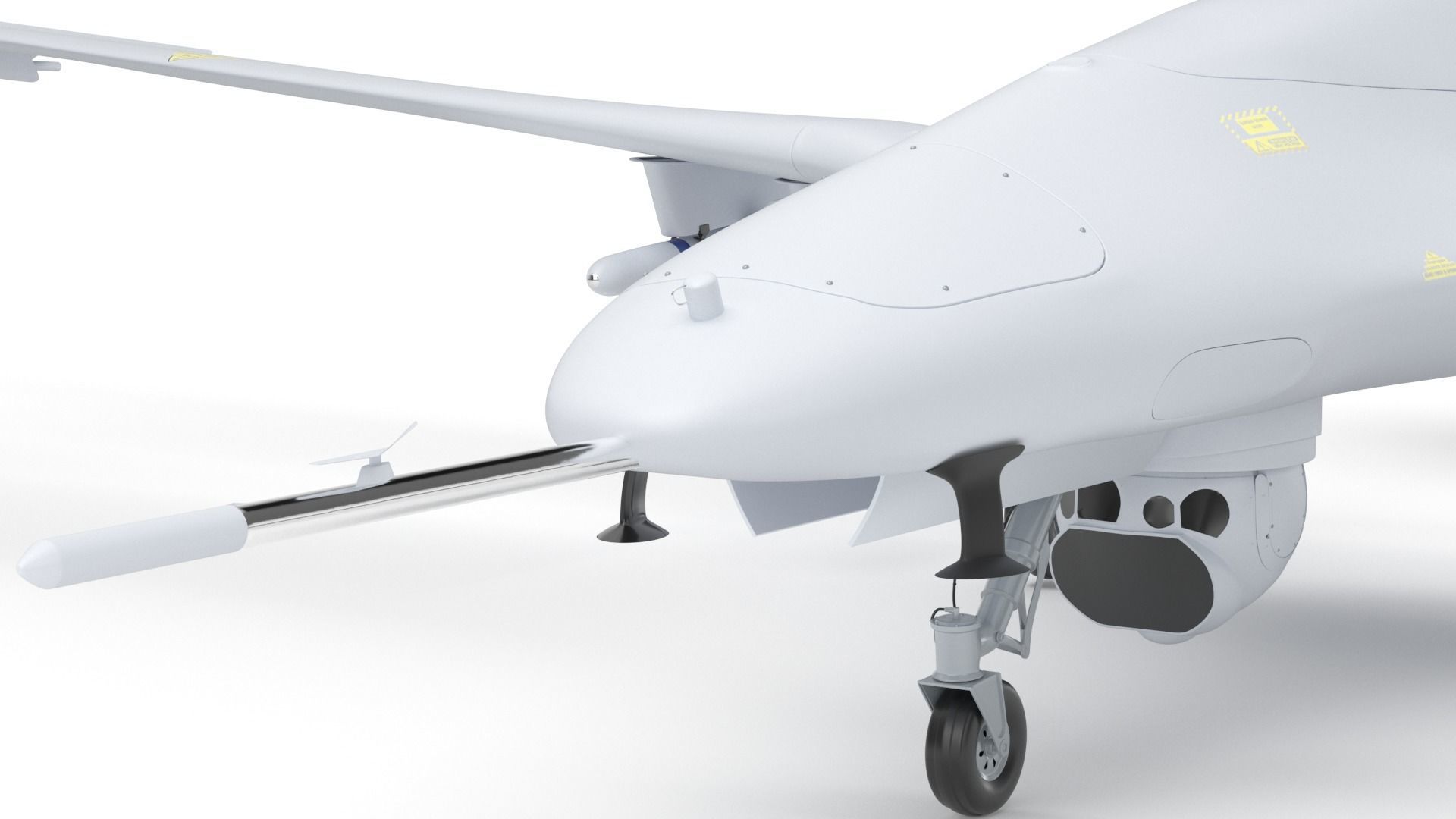 Bayraktar TB2 Turkish Armed Forces Drone 3D model | CGTrader