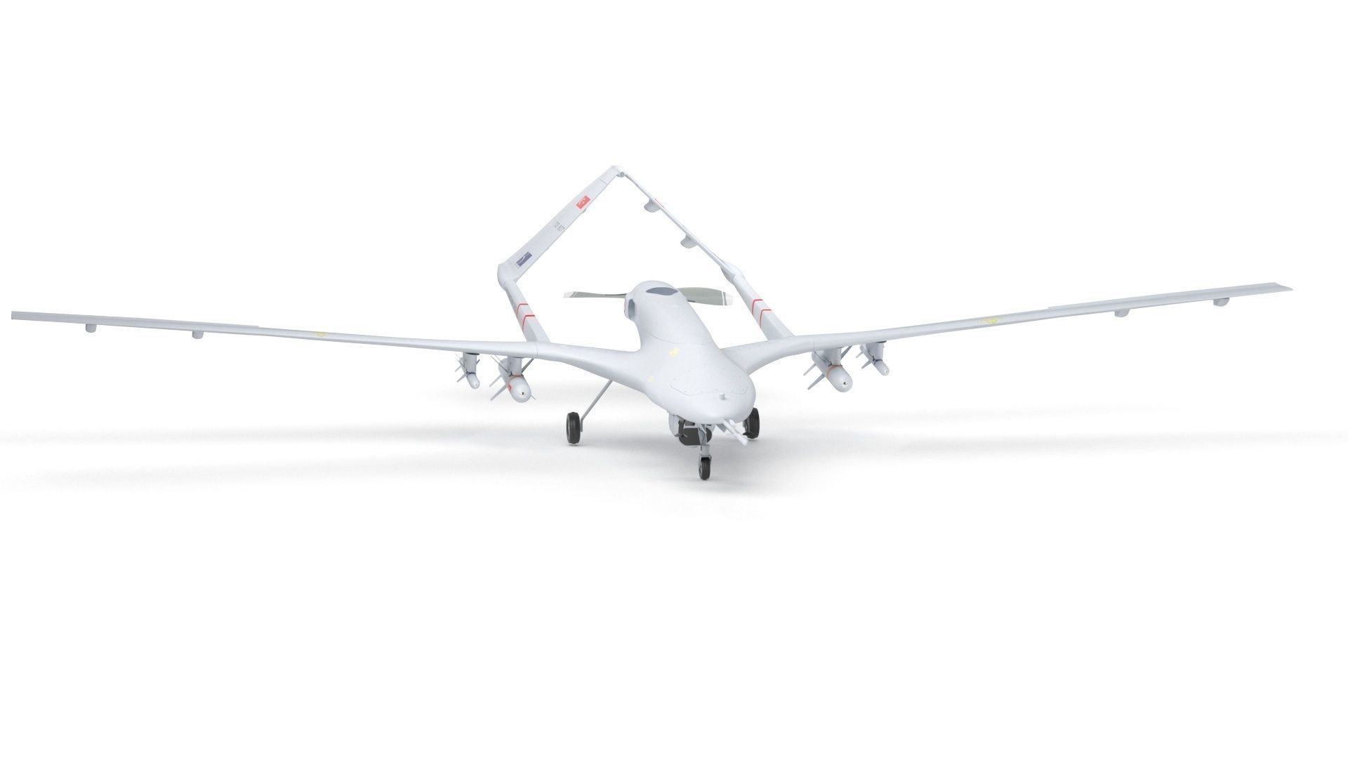 Bayraktar TB2 Turkish Armed Forces Drone 3D model | CGTrader
