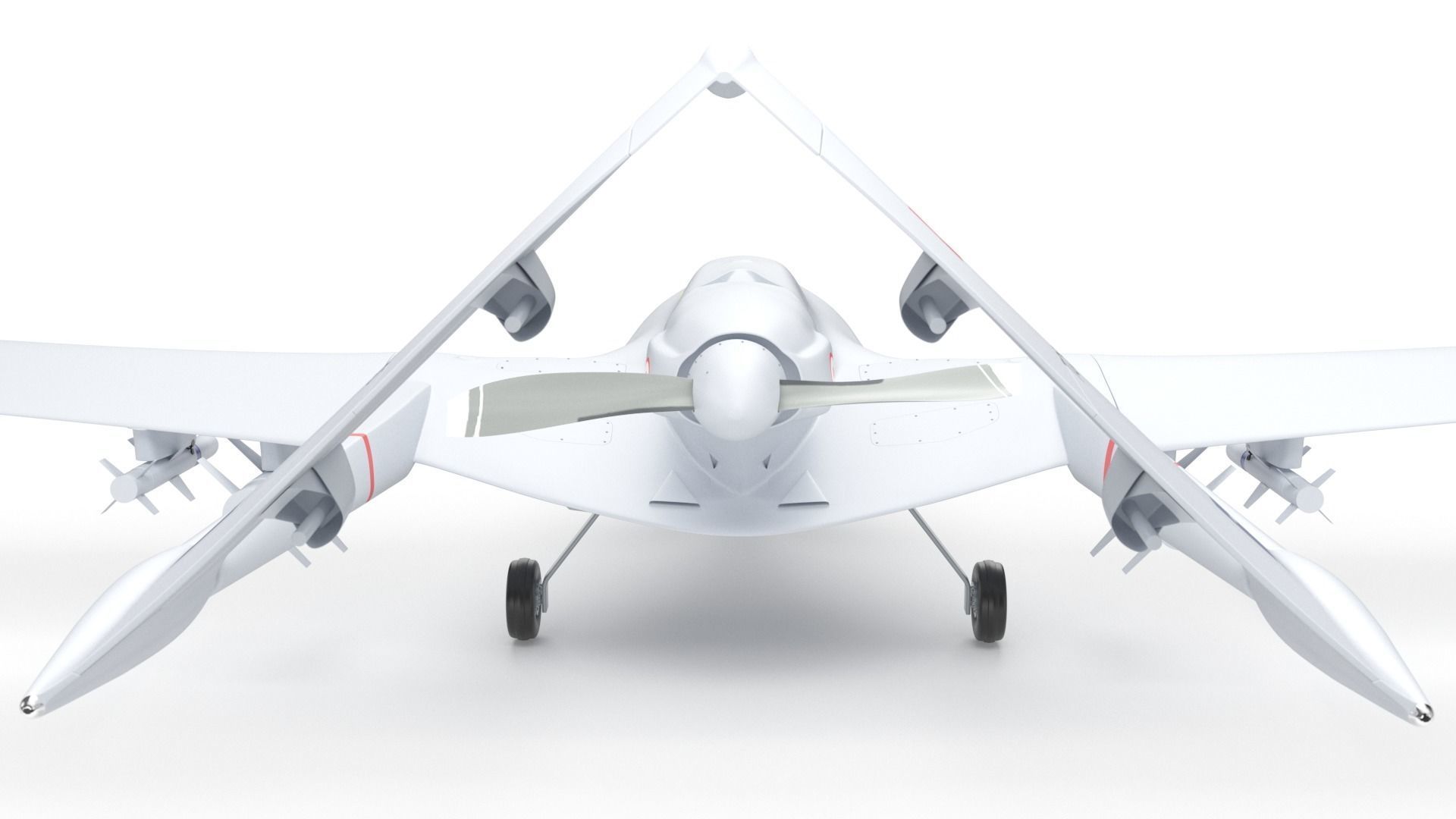 Bayraktar TB2 Turkish Armed Forces Drone 3D model | CGTrader