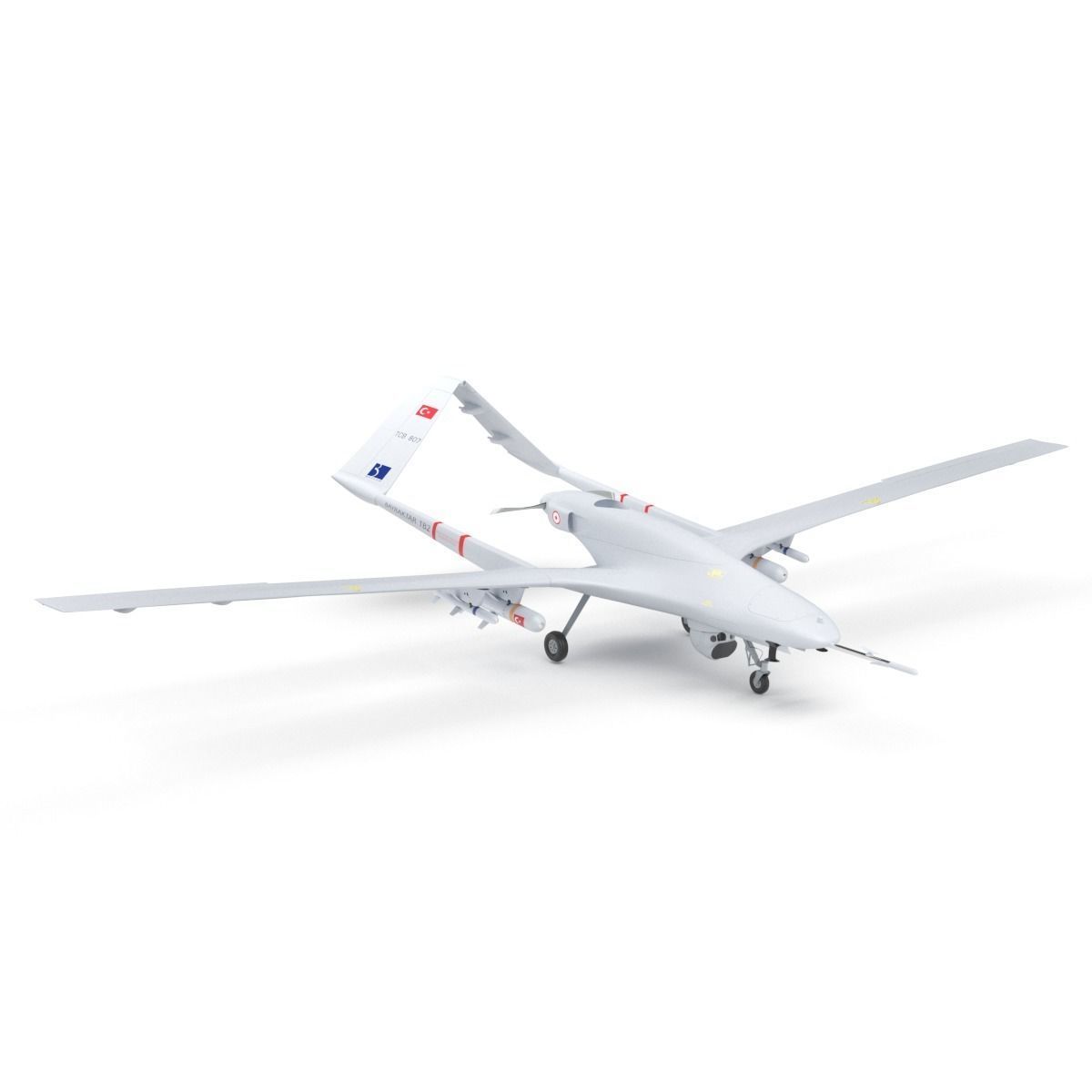 Bayraktar TB2 Turkish Armed Forces Drone 3D model | CGTrader
