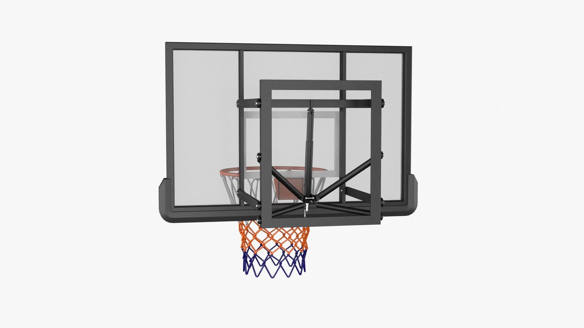 3D model Wall Mount Basketball Hoop VR / AR / low-poly | CGTrader