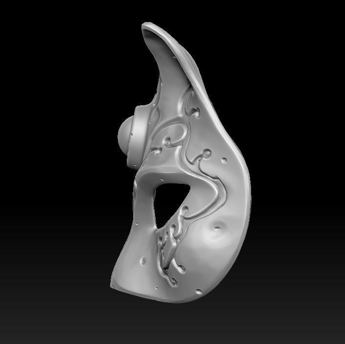 Cat half-mask 3d print free 3D model 3D printable | CGTrader