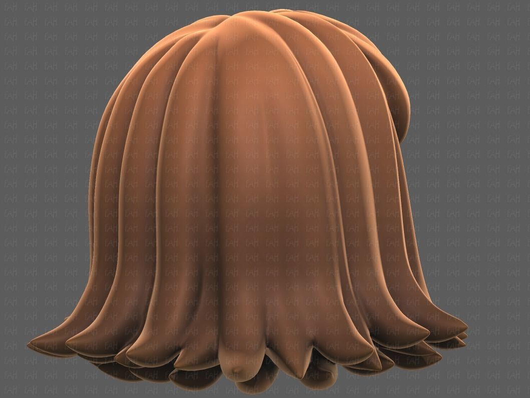 3D model Base Hair for girl V47 VR / AR / low-poly | CGTrader