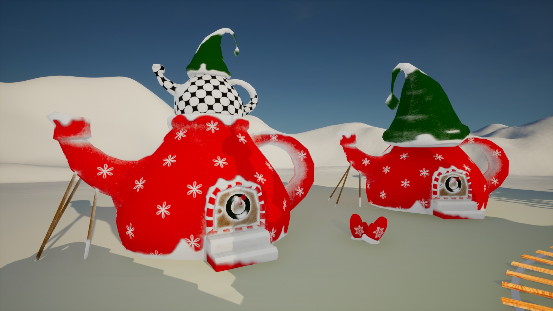 3D model Christmas Environment Pack VR / AR / low-poly | CGTrader
