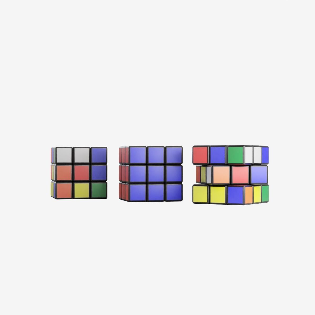 3D model Cubic Rube VR / AR / low-poly | CGTrader