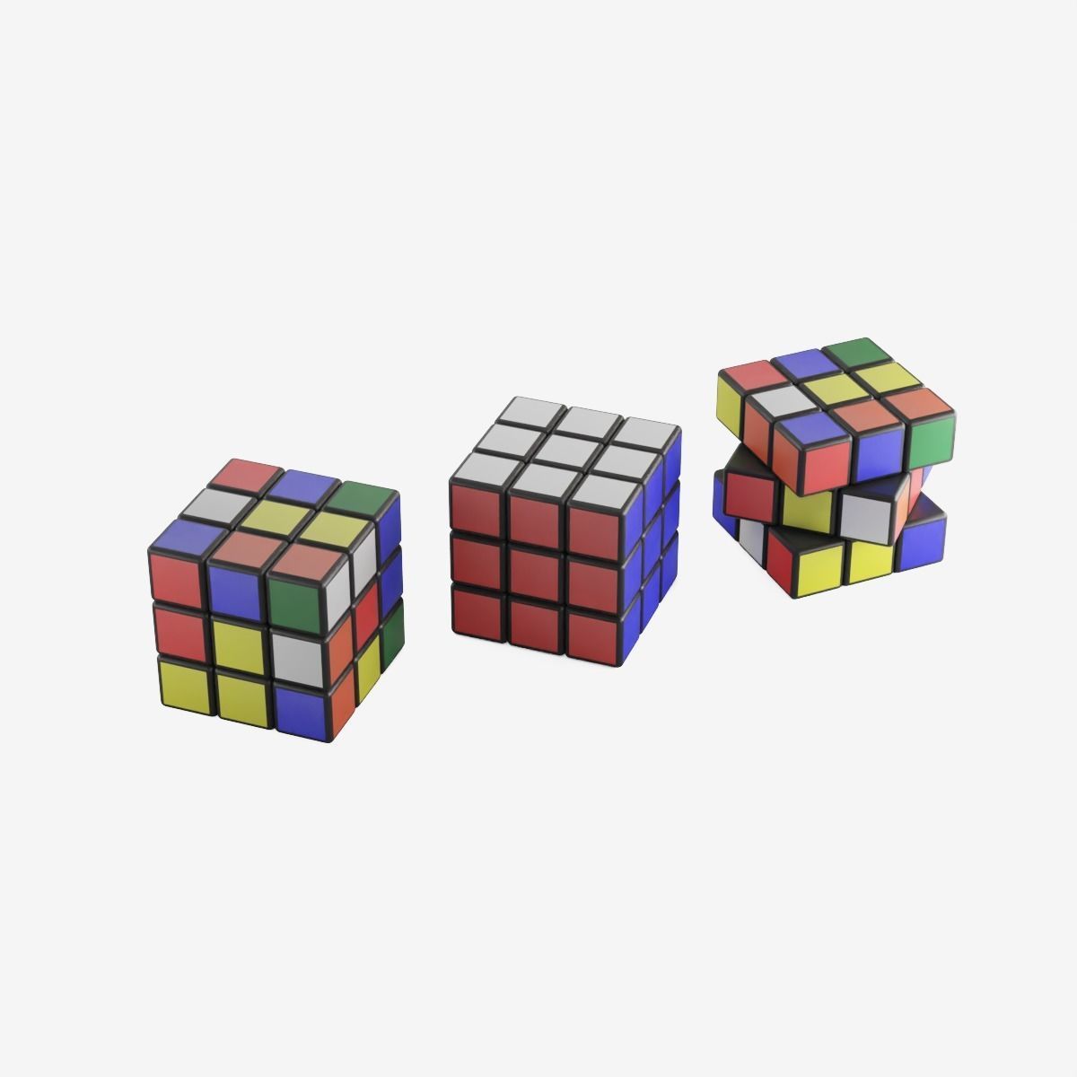 3D model Cubic Rube VR / AR / low-poly | CGTrader