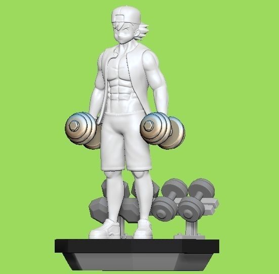 ash ketchum swole 3D model 3D printable | CGTrader