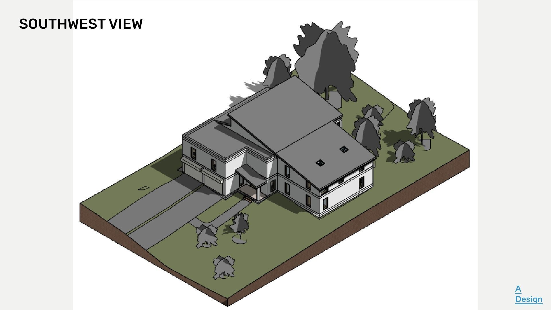 Roof house - Revit 3D model | CGTrader