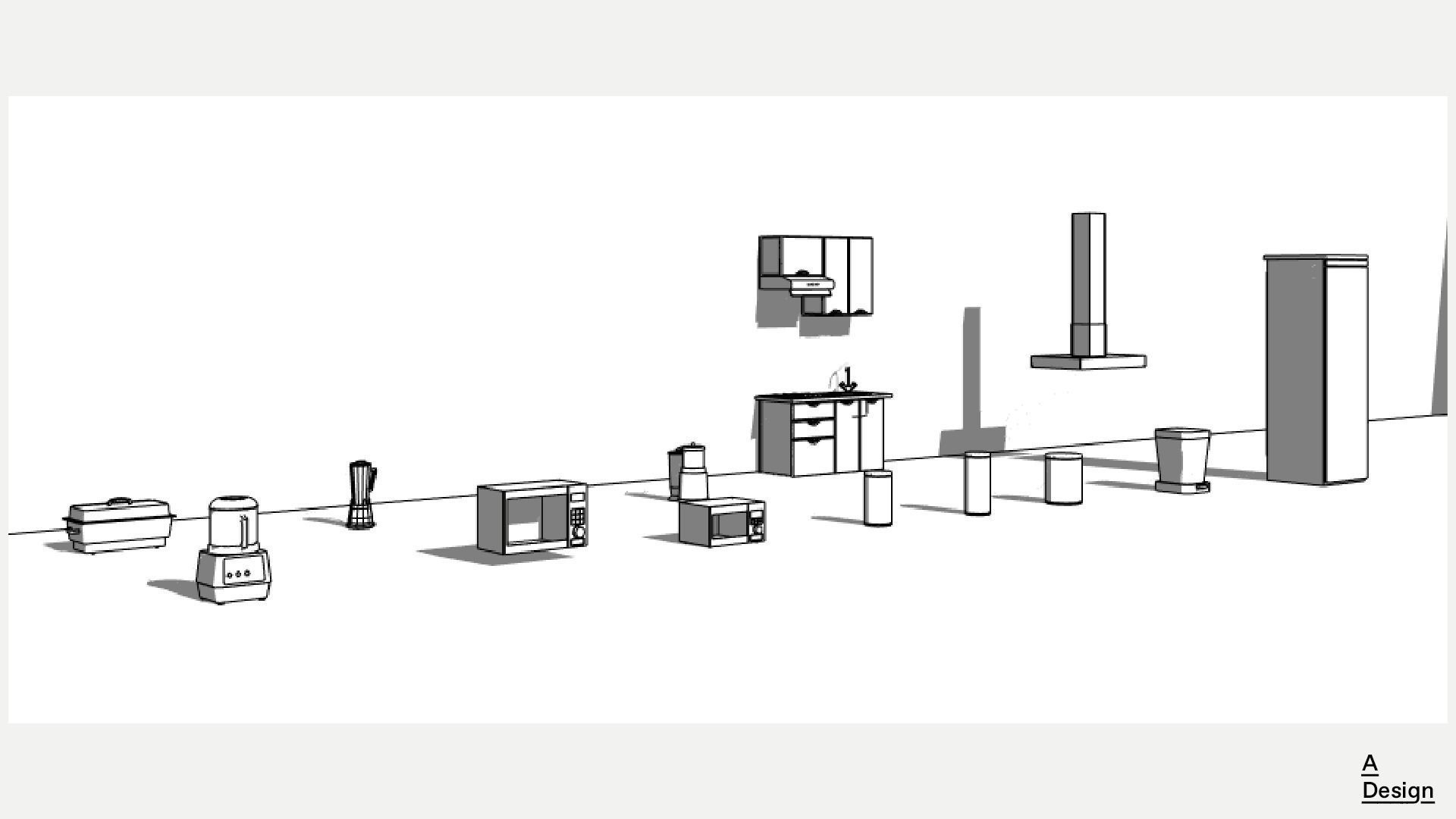 Kitchen - Revit 3D model | CGTrader