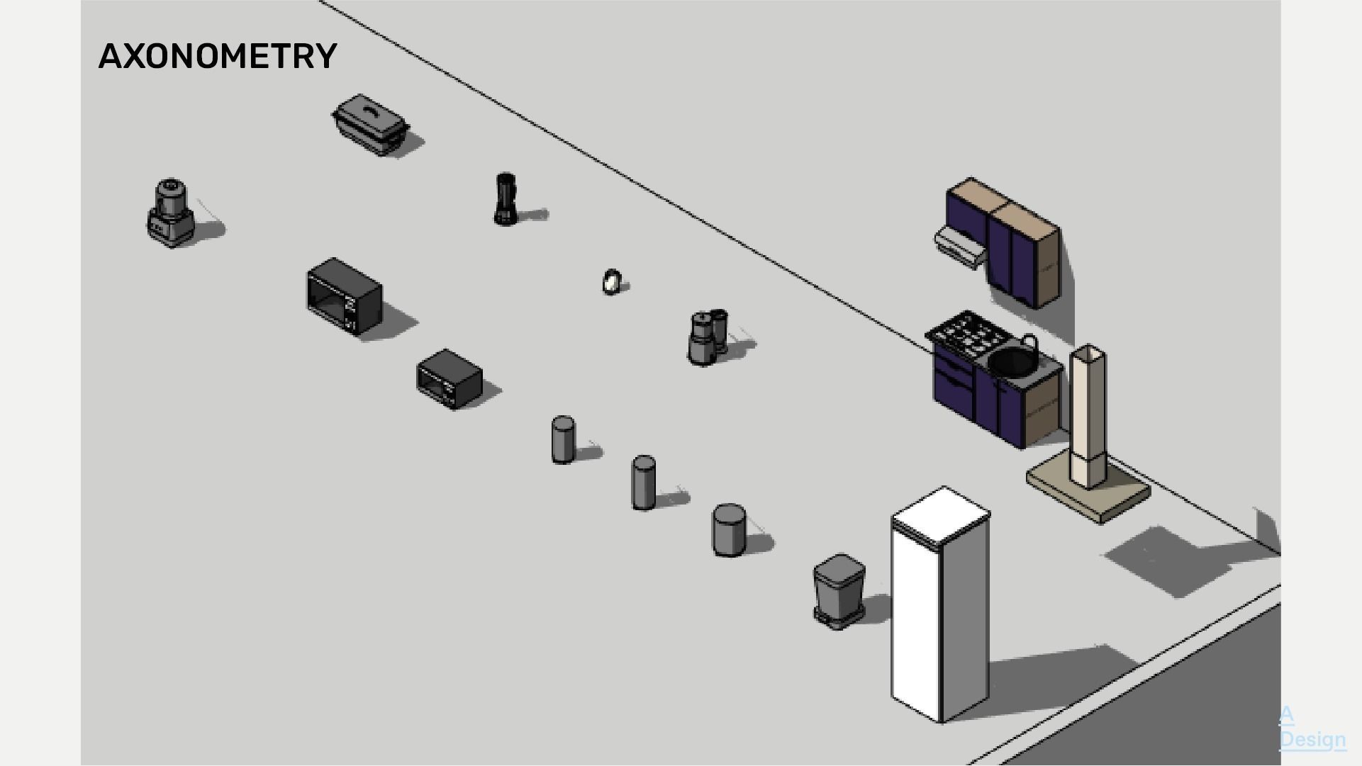 Kitchen - Revit 3D model | CGTrader