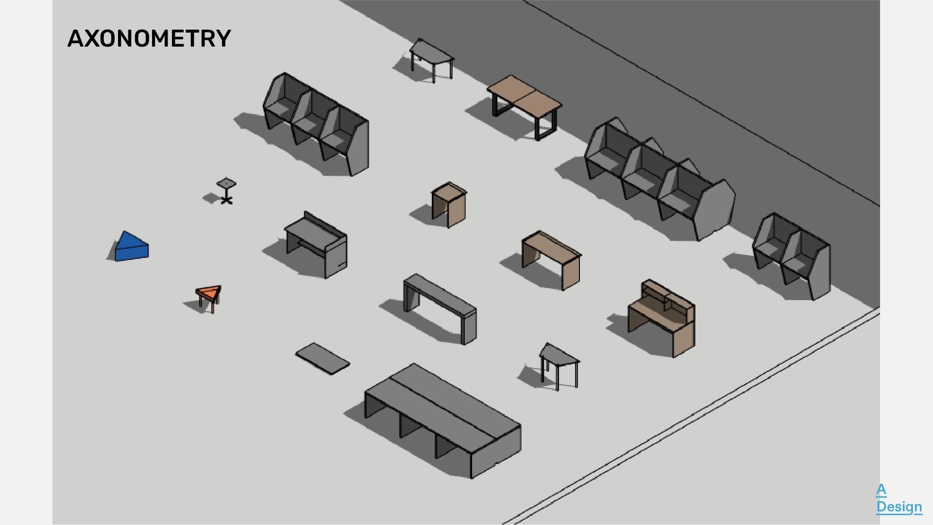 Modular tables - Revit 3D model | CGTrader