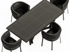Crate and barrel Eaves Dining Table 3D model | CGTrader