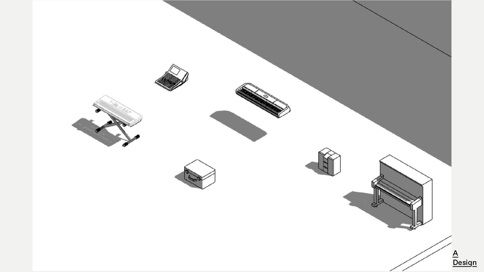 Music Equipment - Revit 3D model | CGTrader