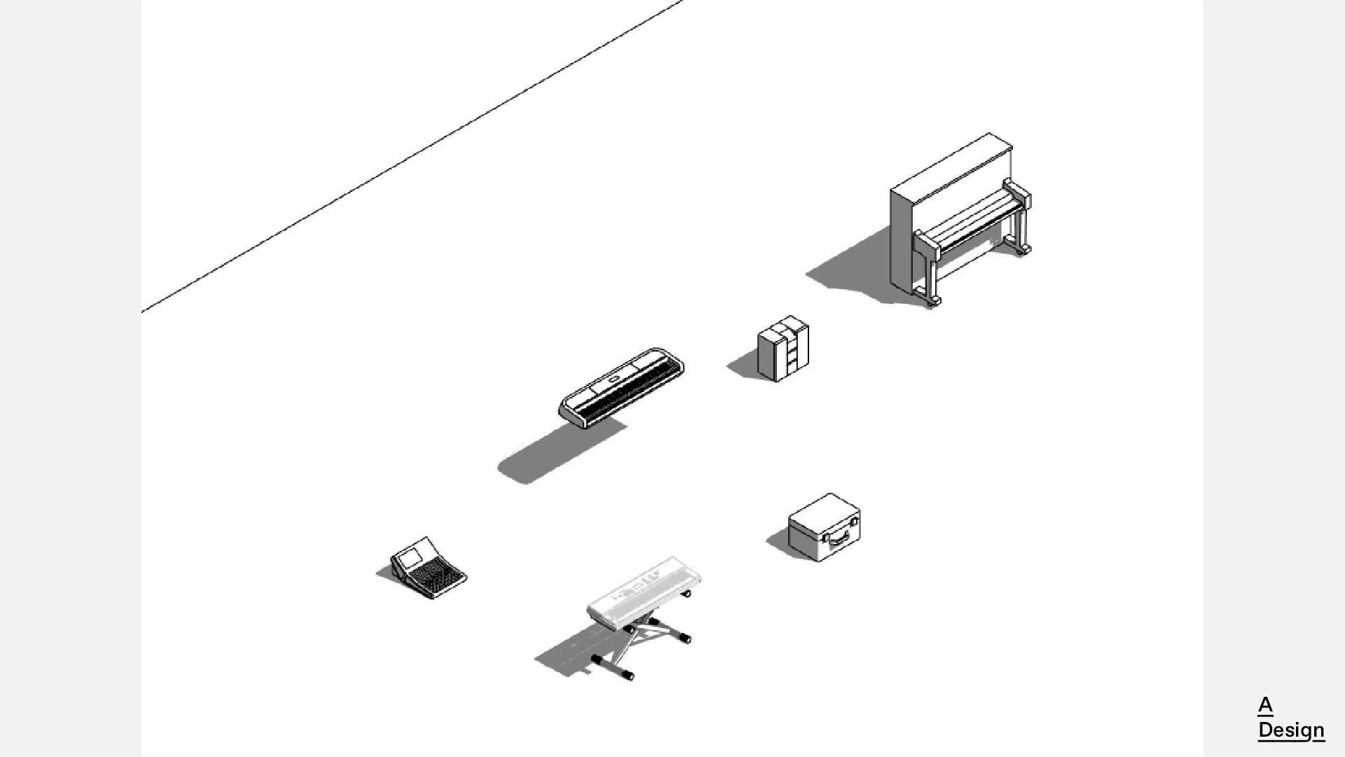 Music Equipment - Revit 3D model | CGTrader