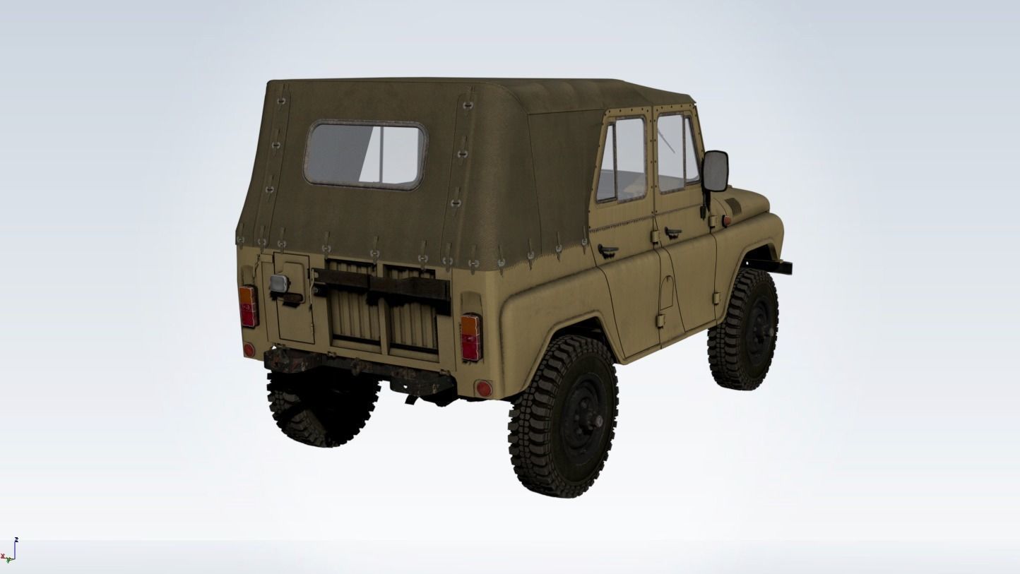 1970 Uaz 469 3D model | CGTrader