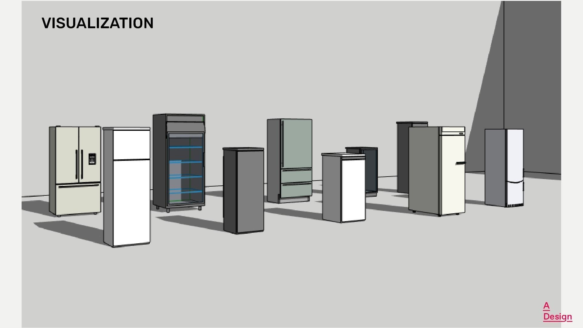 Refrigerator - Pack of revit families 3D model | CGTrader
