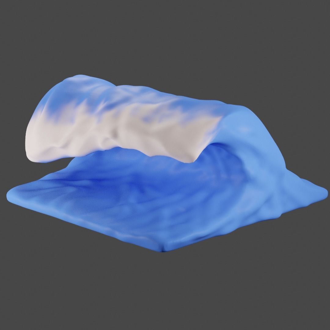 sea wave diorama 3D model 3D printable | CGTrader