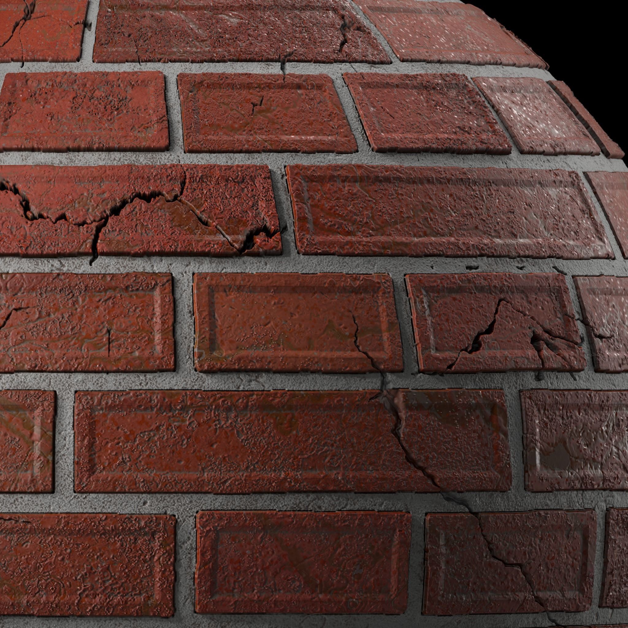3D model Bricks Materials 33- By 3 Patterns Tile - Pbr 4k Seamless VR ...