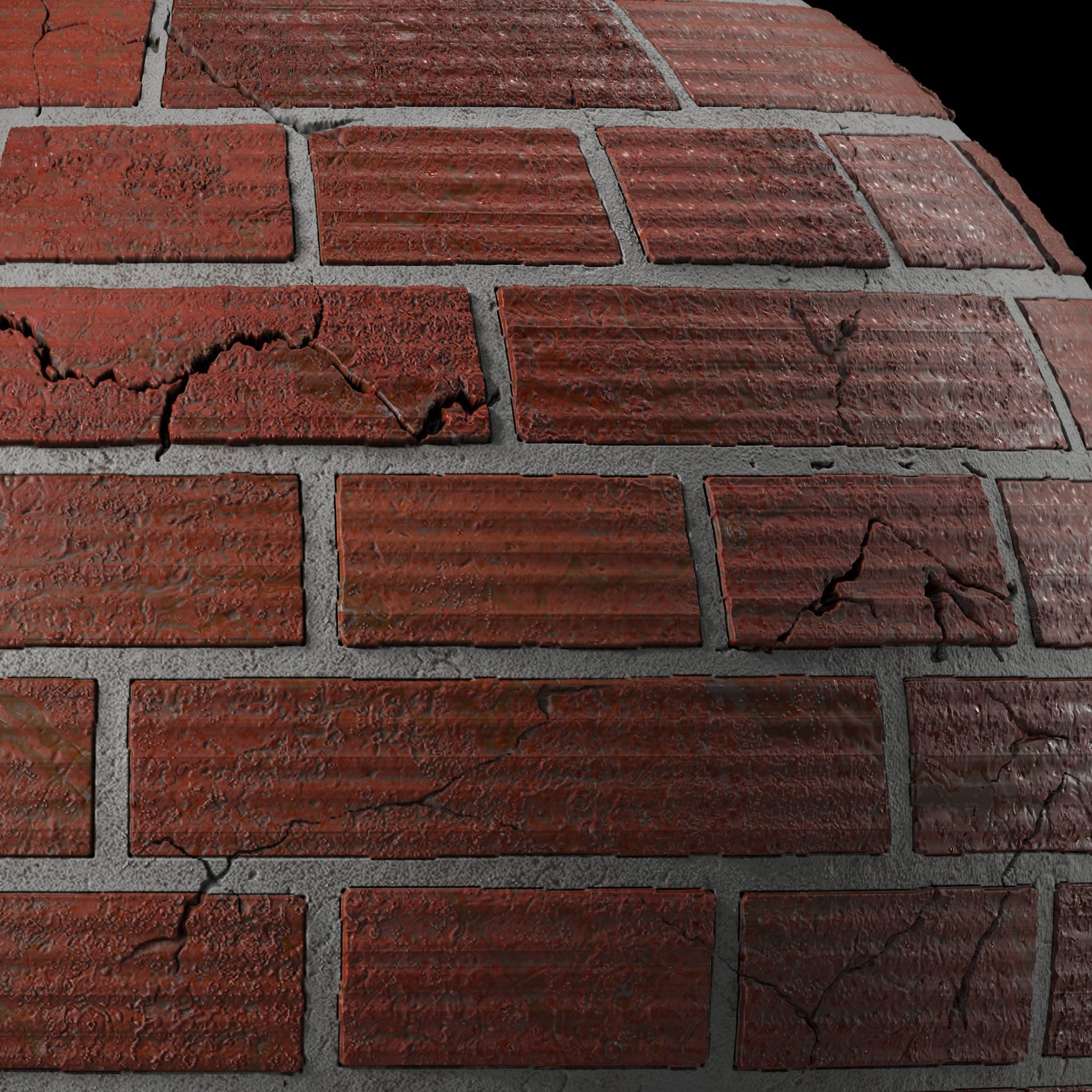 3D model Bricks Materials 33- By 3 Patterns Tile - Pbr 4k Seamless VR ...
