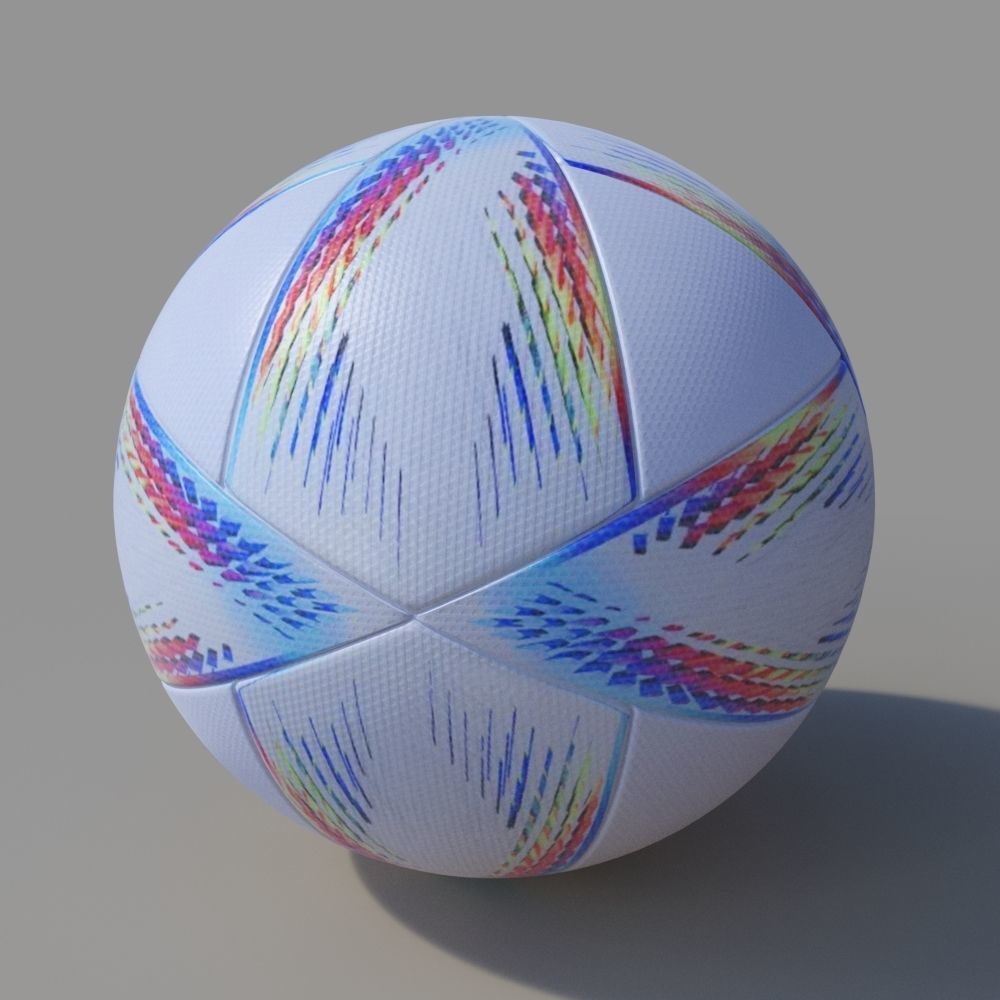 Adidas Al Rihla - Official FIFA Qatar 2022 ball 3D model | CGTrader